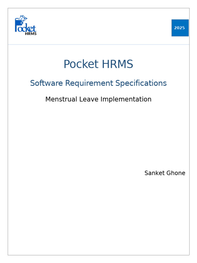 Menstrual Leave Enhancement (Updated With Scenarios) | PDF | Computing
