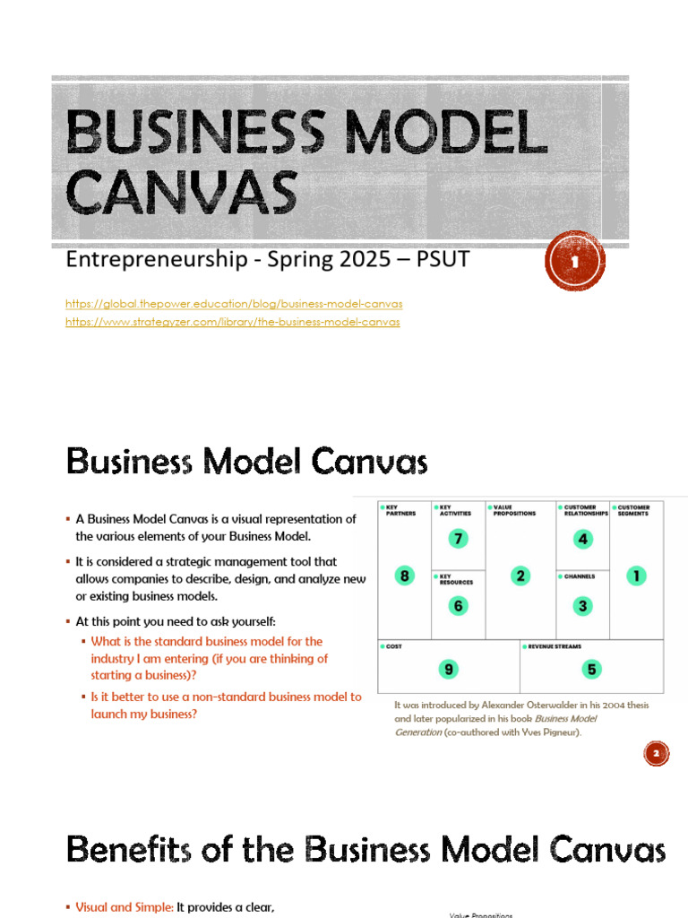Business Models Canvas | PDF | Startup Company | Small Business ...