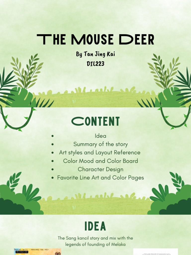 Green Aesthetic Nature Forest Presentation | PDF