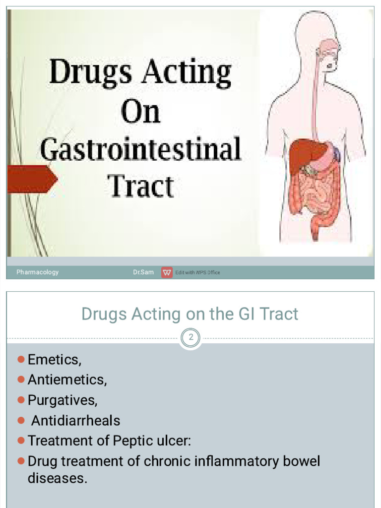Ch#3 GI Tract Lecture 02-04 | PDF | Vomiting