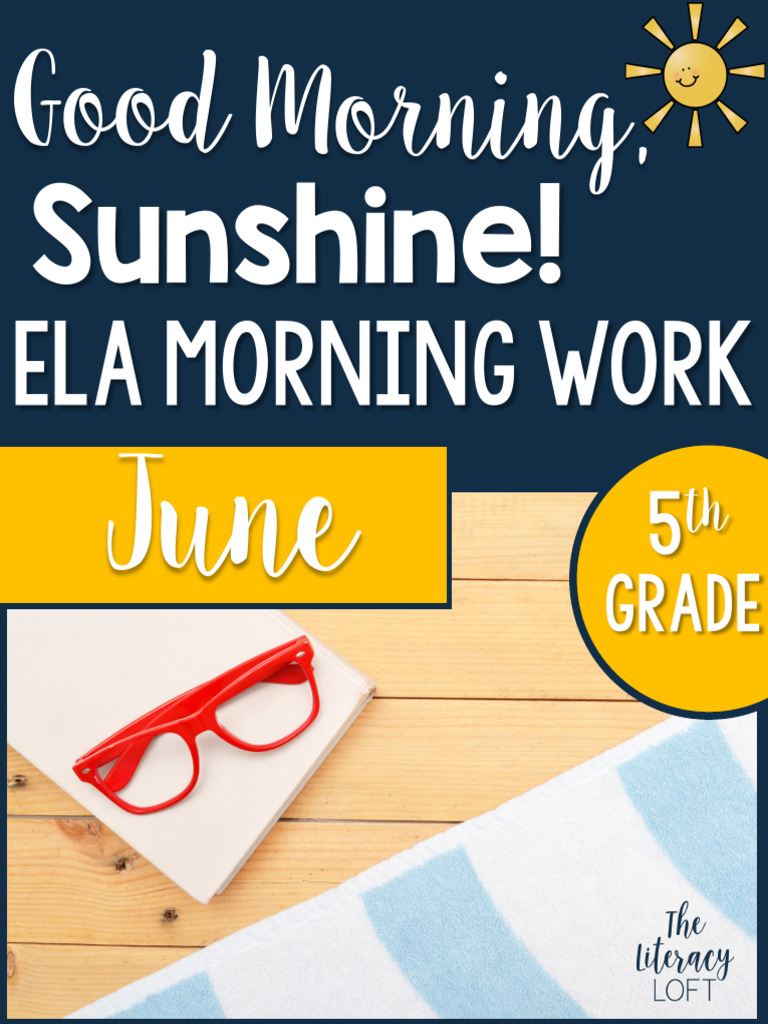5th Grade ELA Morning Work Resource | PDF | Computer File | Unicorn