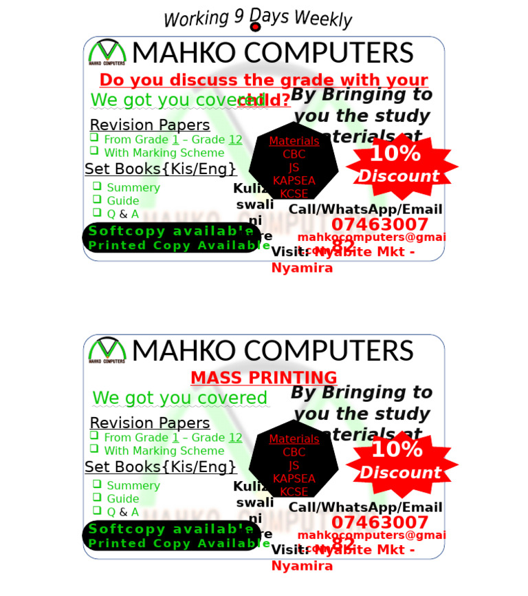 Mahko Adverts | PDF
