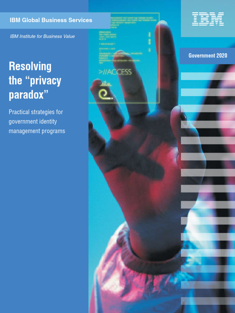 IBM Resolving The Privacy Paradox-1 | PDF | Privacy | Radio Frequency ...