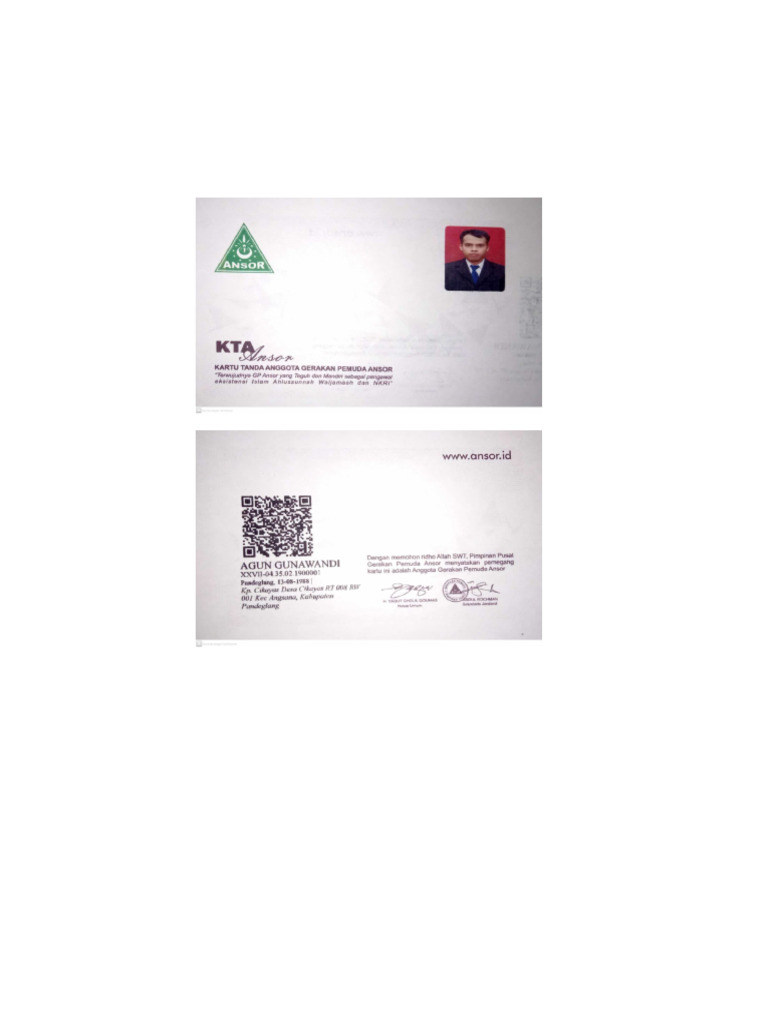 Pengajuan SK Pac-Angsana Perubahan | PDF