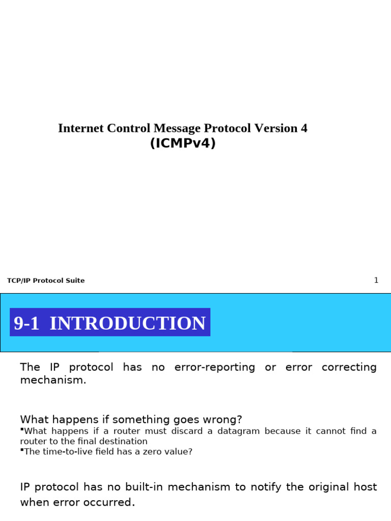 Understanding ICMP in TCP/IP Networks | PDF | Internet Protocols ...
