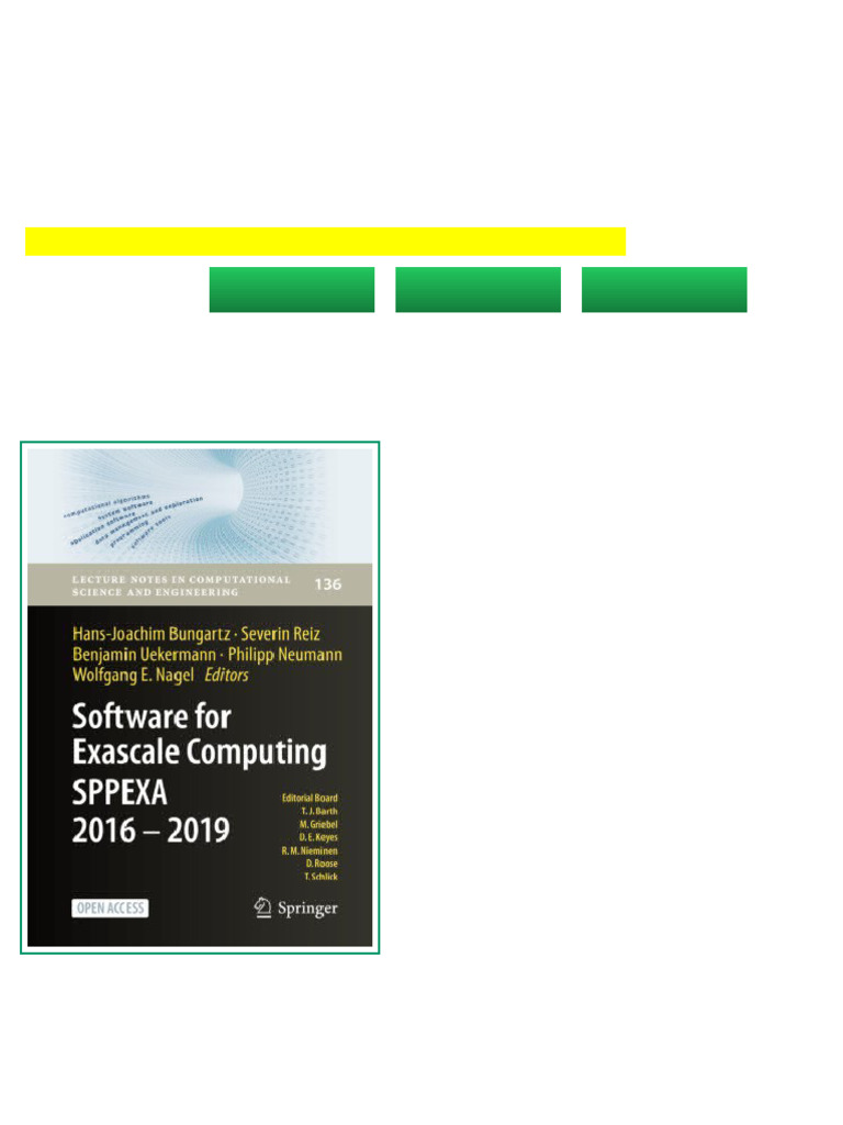 8976Software for Exascale Computing SPPEXA 2016 2019 Hans-Joachim ...