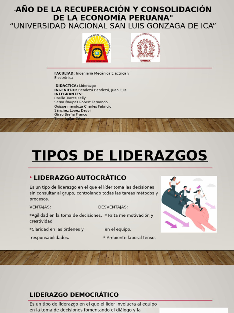 Tipos y estilos de liderazgos | PDF | Liderazgo | Toma de decisiones