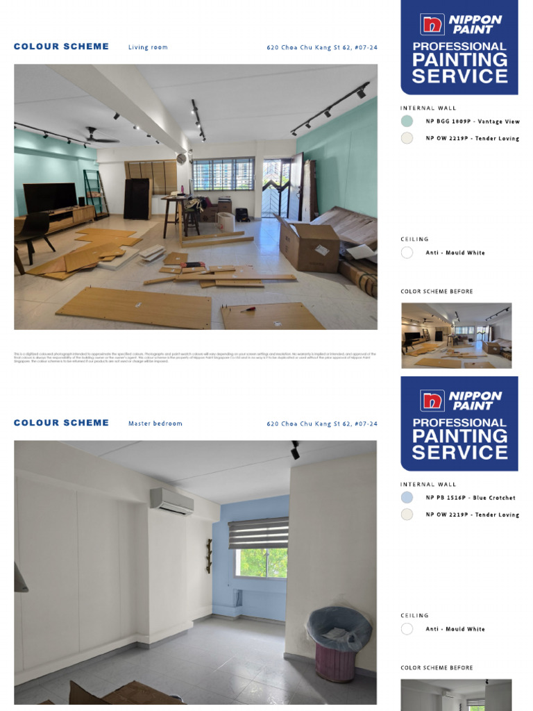 Interior Color Scheme for Rooms | PDF