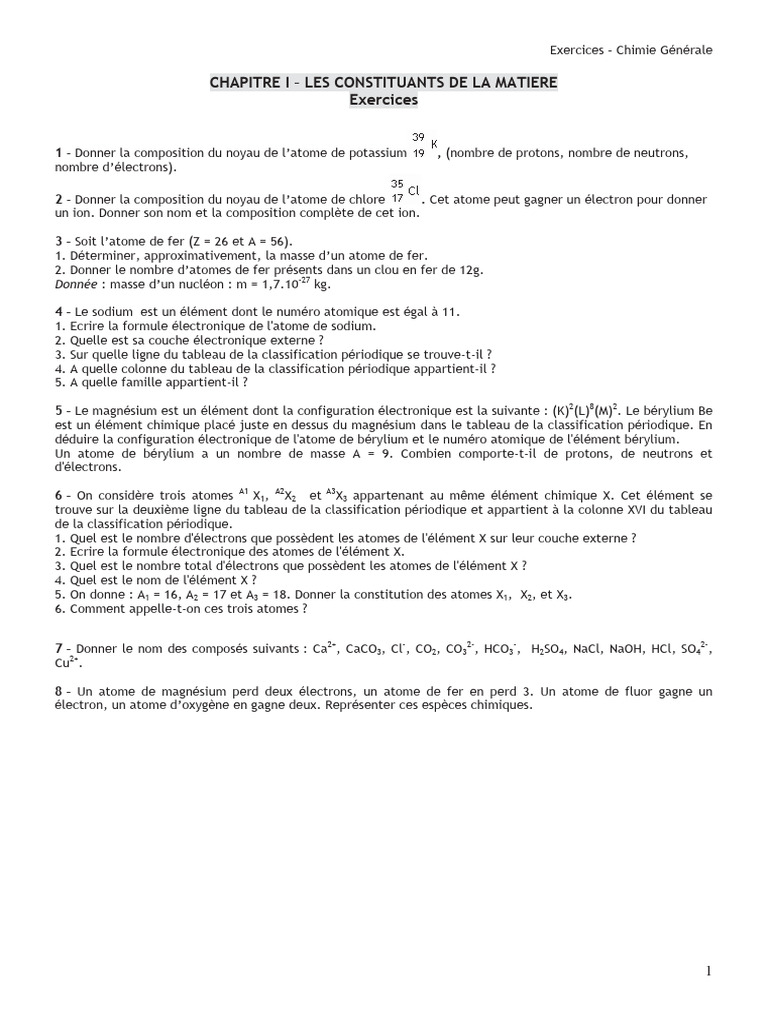 Exercice | PDF