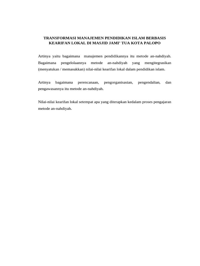 Pemahaman Ttg Judul Proposal MEGA LESTARI J | PDF