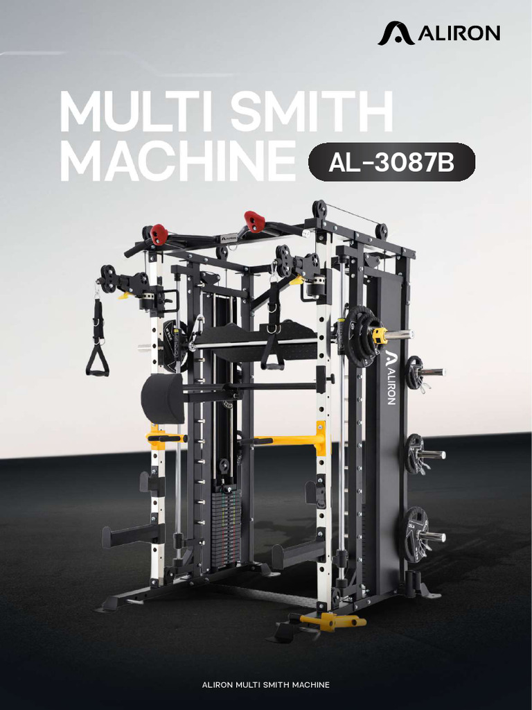 ALIRON AL-3087B Multi Smith Machine | PDF | Strength Training | Weight ...