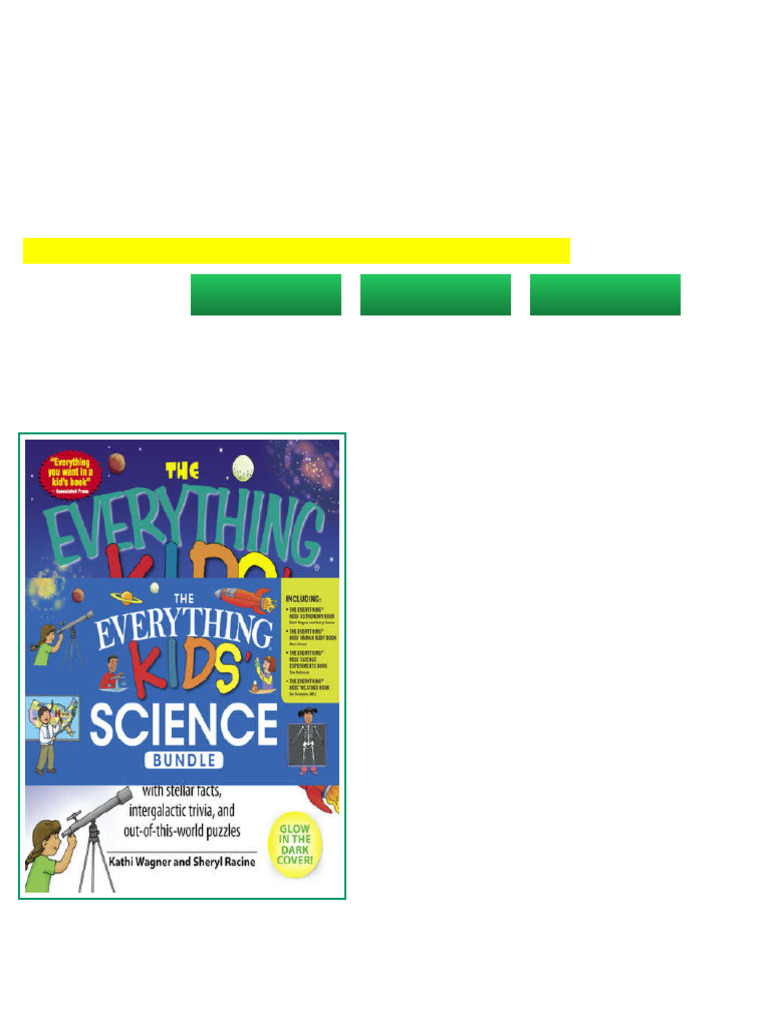 (Ebook) The Everything Kids' Science Bundle by Sheri Amsel, Sheryl ...