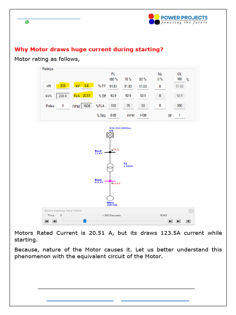 Starting Motor | PDF | Electric Motor | Electrical Components