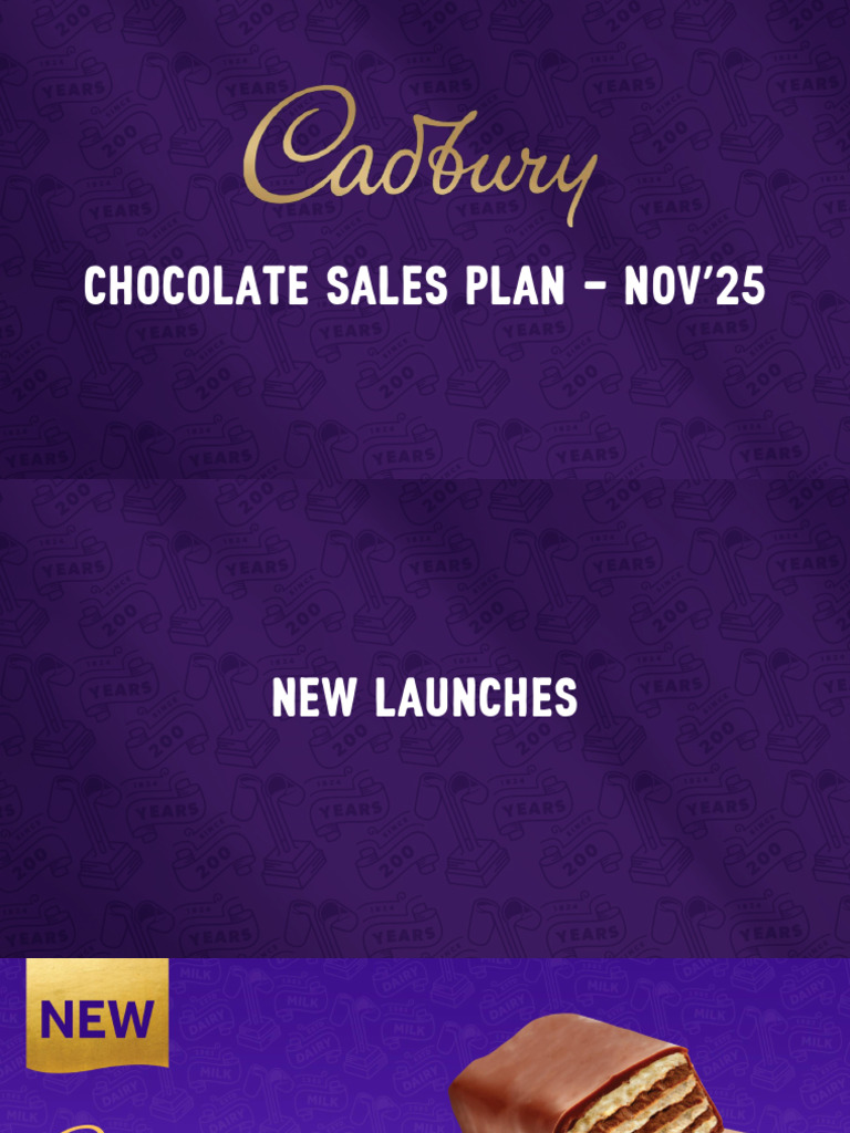 Chocolate Sales Plan - Nov'25 | PDF | Business