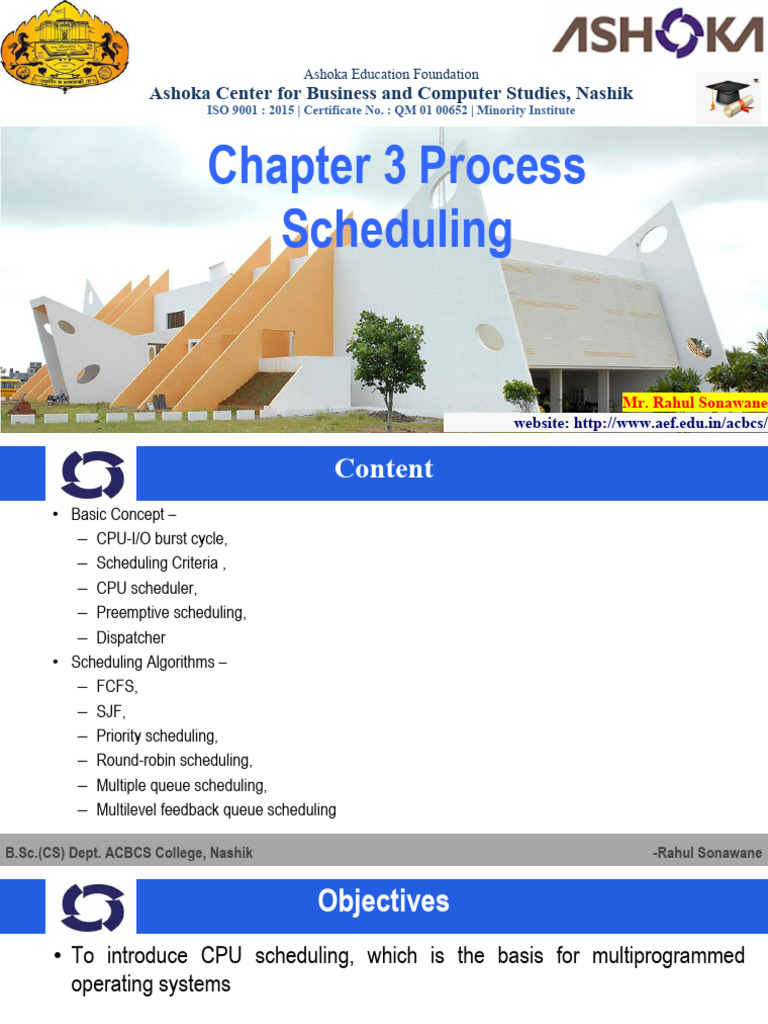 CPU Scheduling Algorithms Overview | PDF | Scheduling (Computing ...