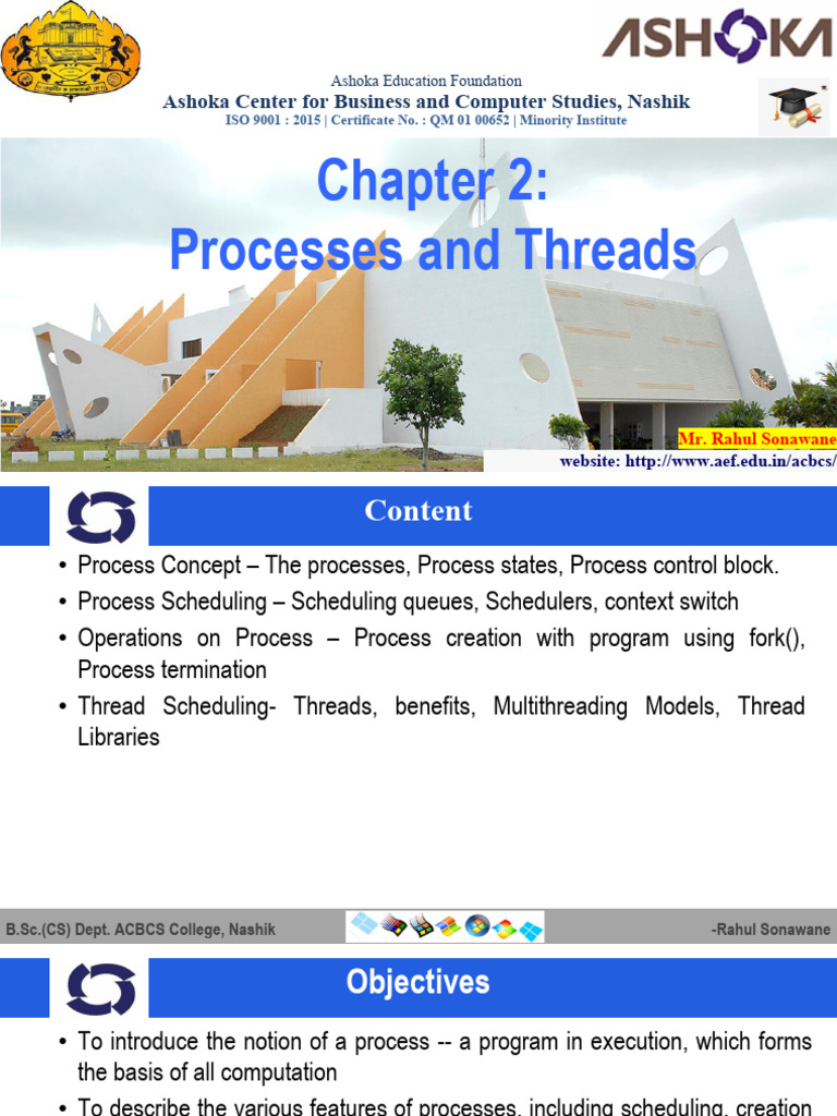 Chapter 2 Processes and Threads | PDF | Thread (Computing) | Process (Computing)
