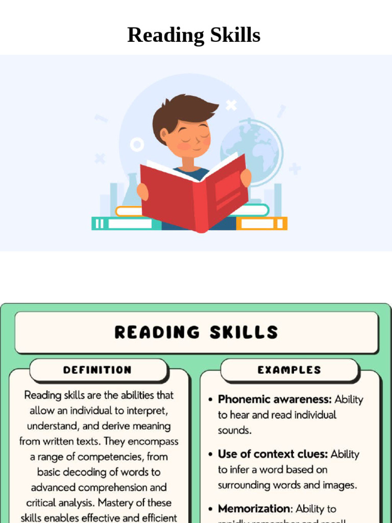 10 Reading Skills | PDF