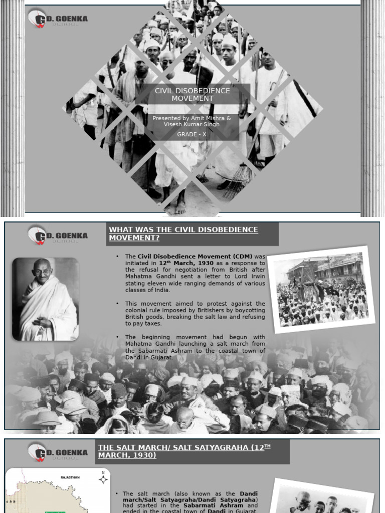 Civil Disobedience Movement | PDF | Indian Nationalism | Indian ...