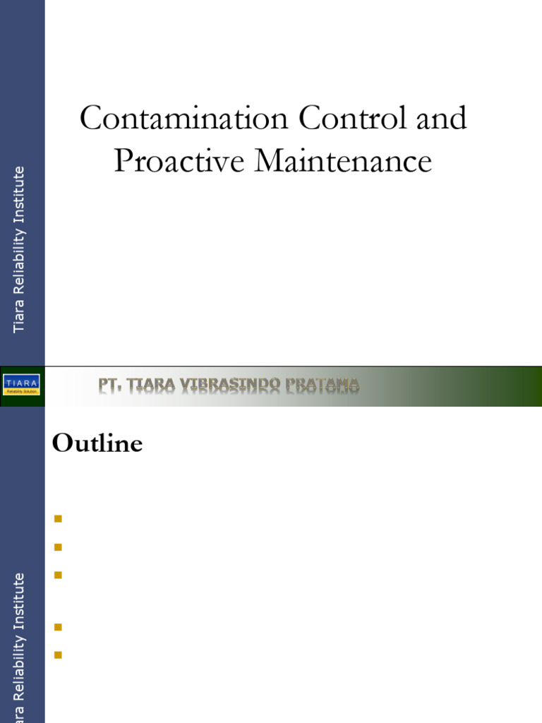 3a - Contamination Control | PDF | Water | Materials