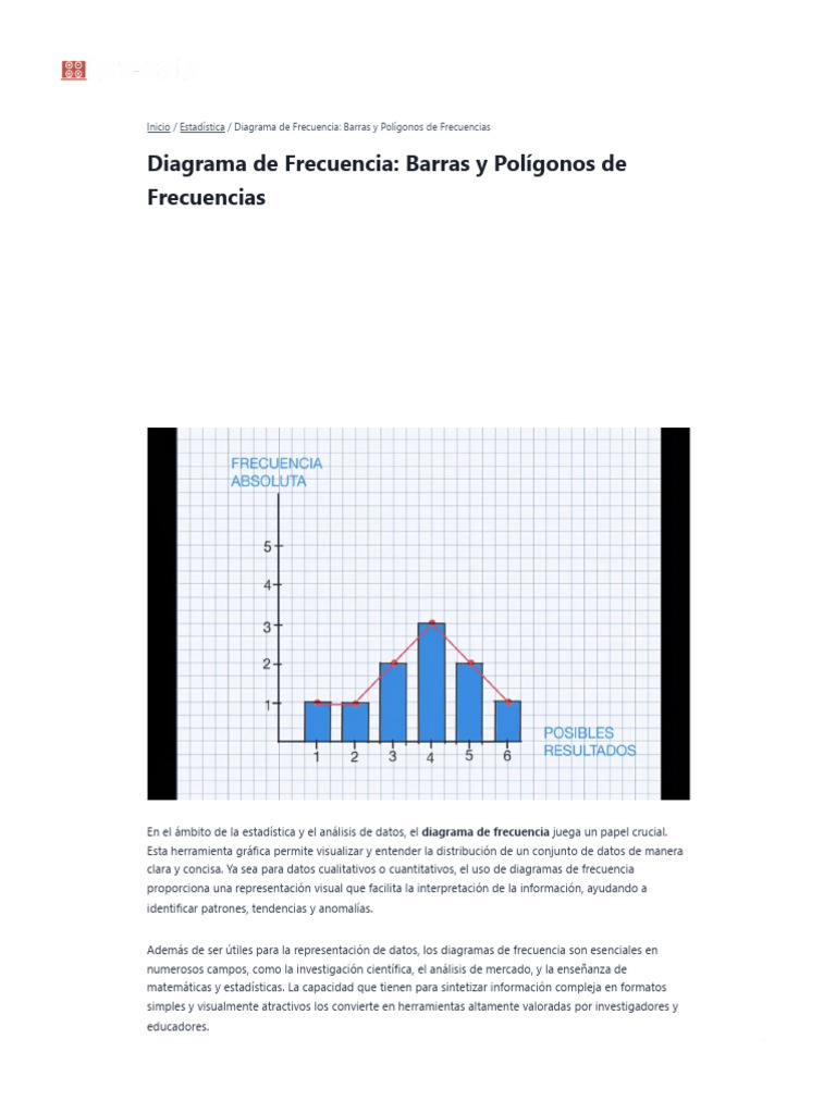 Diagramas de Frecuencia: Barras y Polígonos | PDF | Datos | Estadísticas