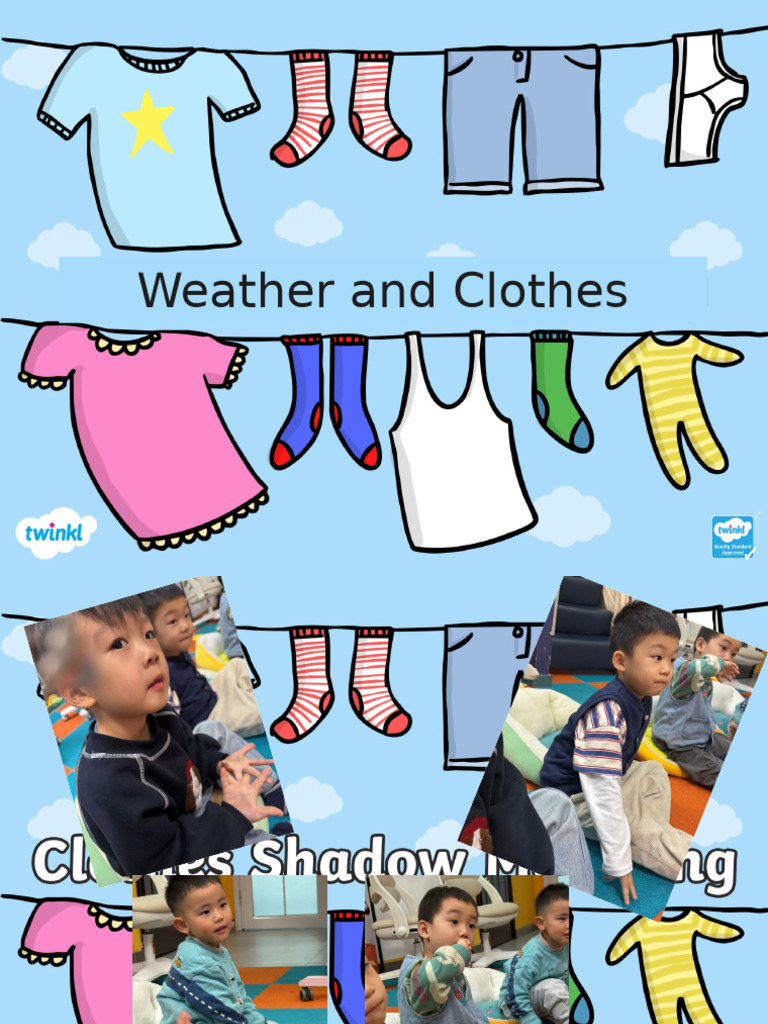 Weather and Clothing Guide for Kids | PDF