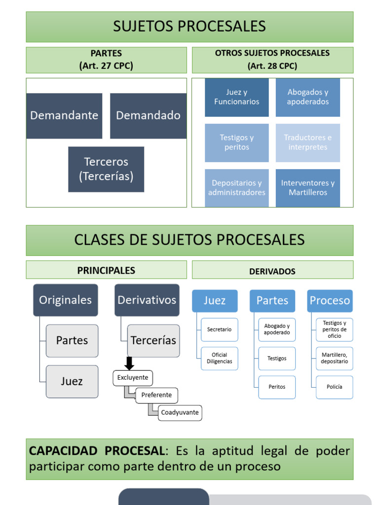 Tema 9 Sujetos Procesales | PDF | Ley procesal | Justicia