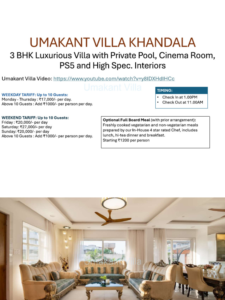 Umakant Villa June Offers | PDF