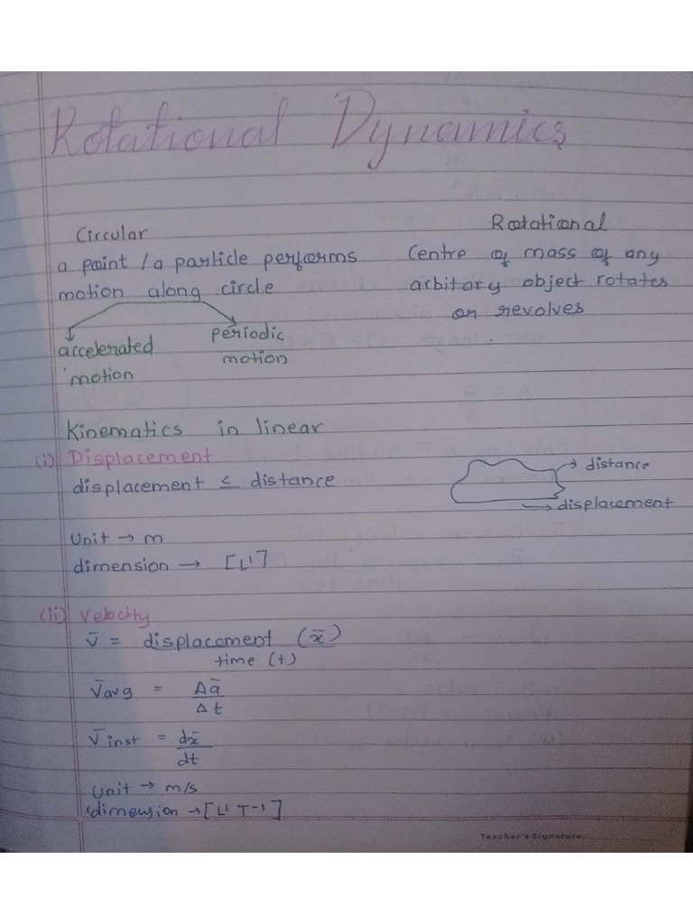 rotational dynamics | PDF