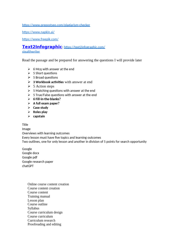 A Raw Materials Sources | PDF