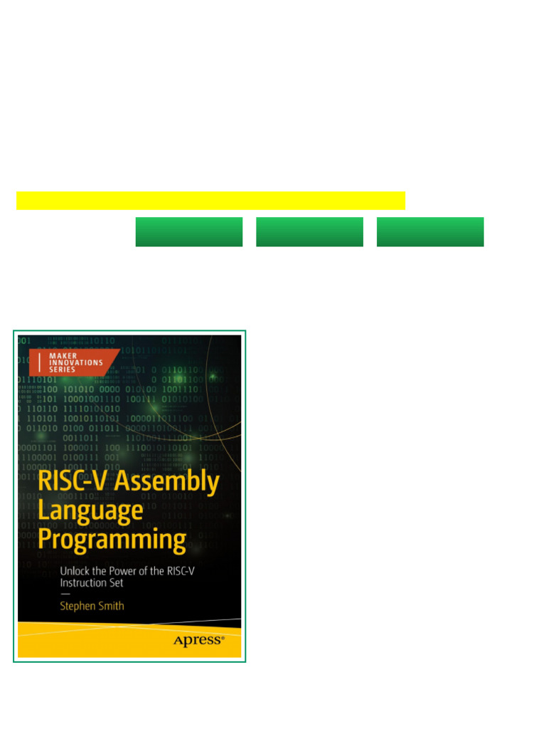 (Ebook) RISC-V Assembly Language Programming: Unlock the Power of the ...