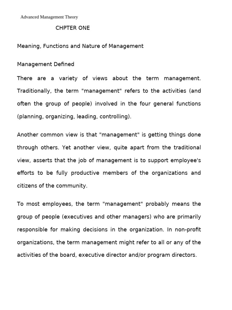 Understanding Management Functions | PDF | Science | Knowledge