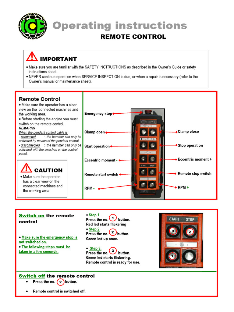 Remote Control | PDF