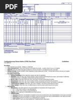 Code Blue Form: Part of The Medical Record | PDF