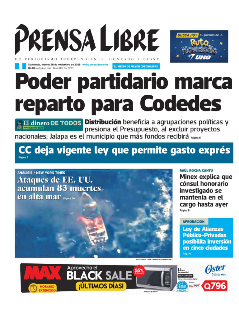 28-11-2025 PRENSA LIBRE | PDF