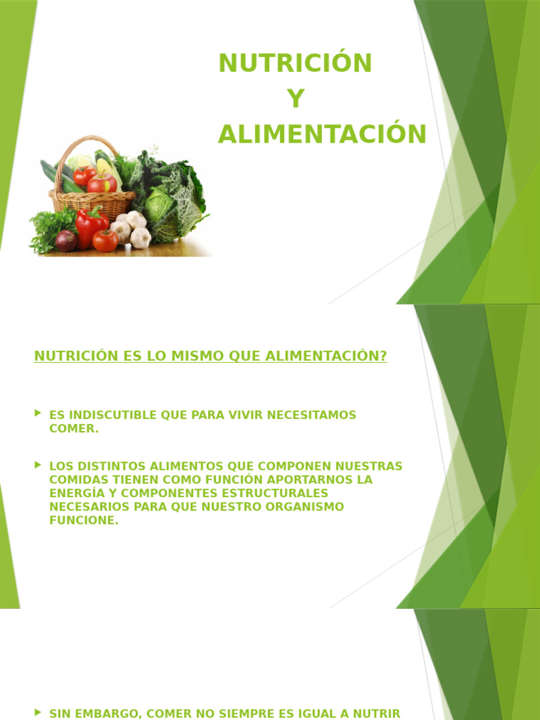 Alimentacion y Nutricion | PDF | Dieta | Nutrición