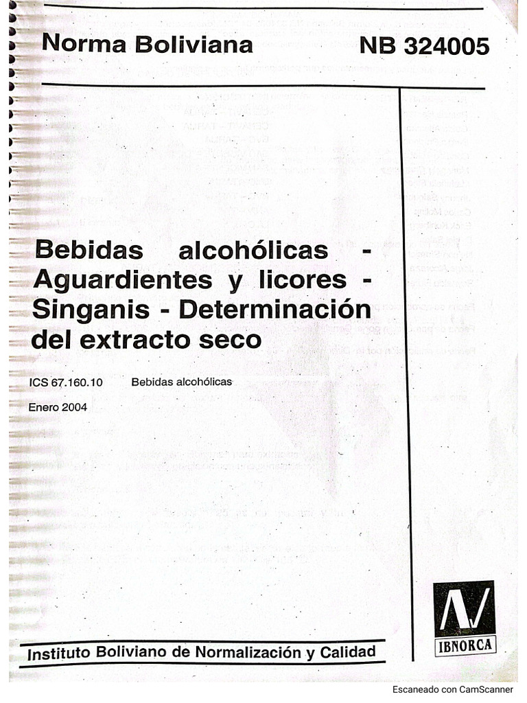 Determinación de Extracto Seco | PDF
