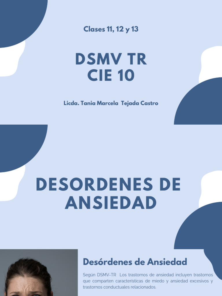 Desórdenes de Ansiedad TOC Y TEPT | PDF | Desorden obsesivo compulsivo ...