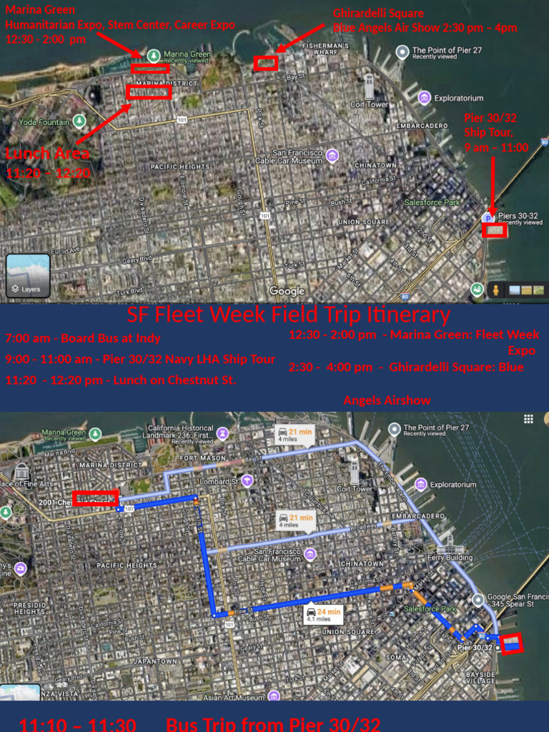 SF Fleet Week Itinerary and Events | PDF