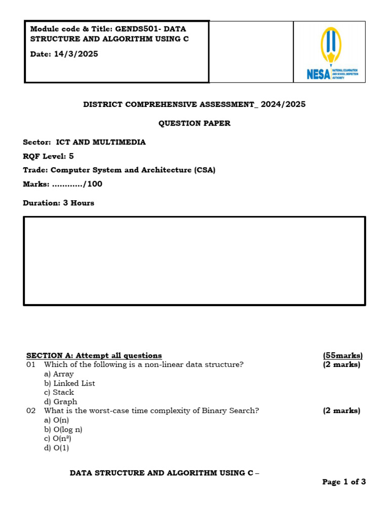 L5 Csa Data Structures Using C QP | PDF | Queue (Abstract Data Type) | Algorithms And Data ...