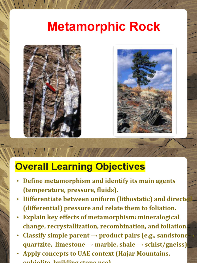 Metamorphic Rocks PPT 1 | PDF