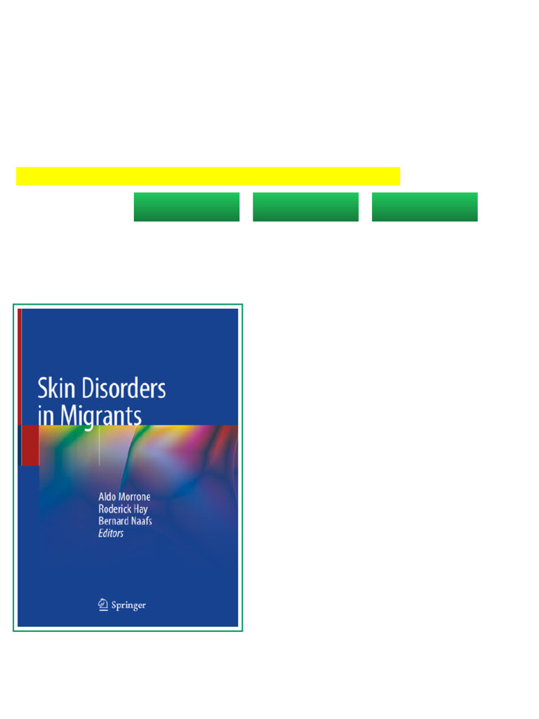 (Ebook) Skin Disorders in Migrants by Aldo Morrone (editor), Roderick ...