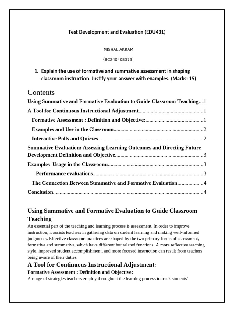 Test Development and Evaluation | PDF | Educational Assessment | Evaluation