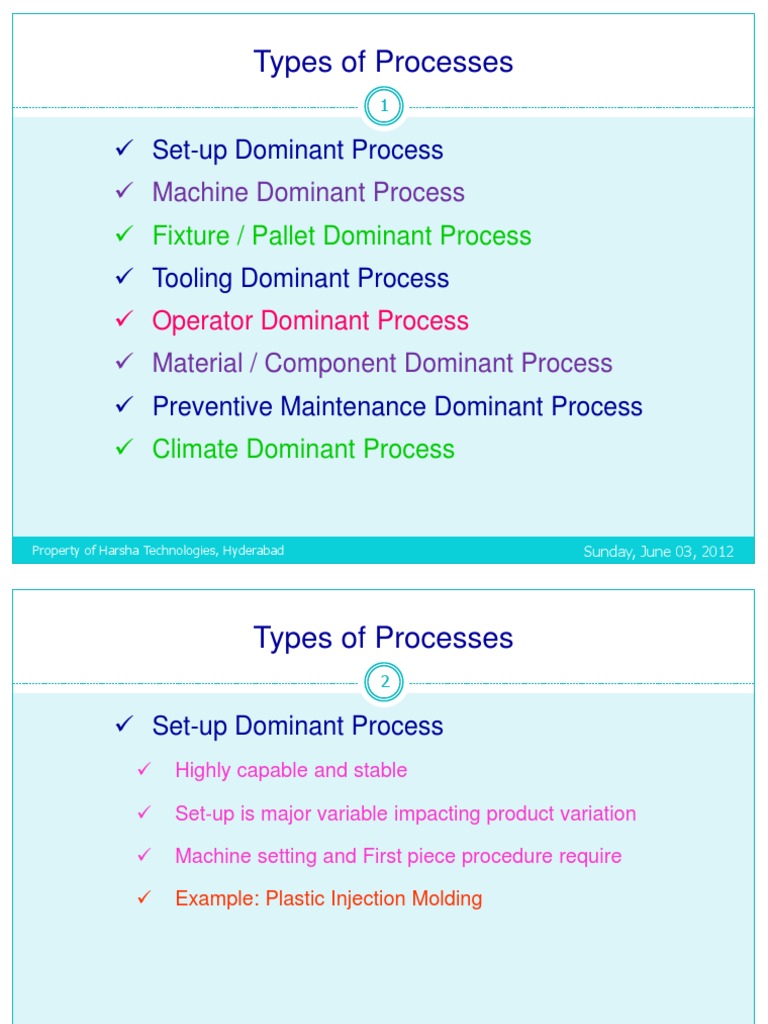 11 Types of Processess | PDF | Engineering | Business Process