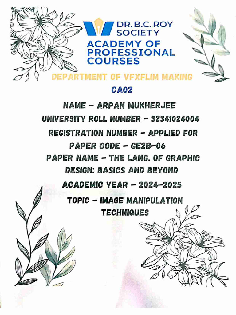 The Lang. of Graphic Design - Basics and Beyond - GE2B-06 - Arpan ...