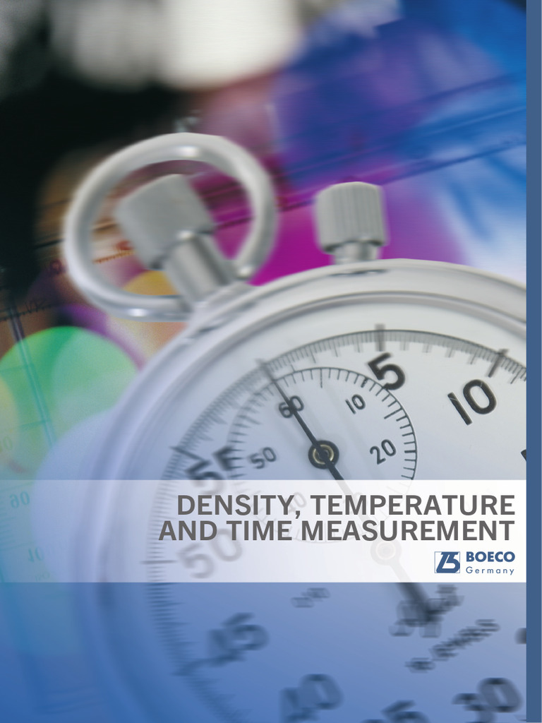 Density, Temperature & Time Measurement Tools | PDF | Physical Quantities