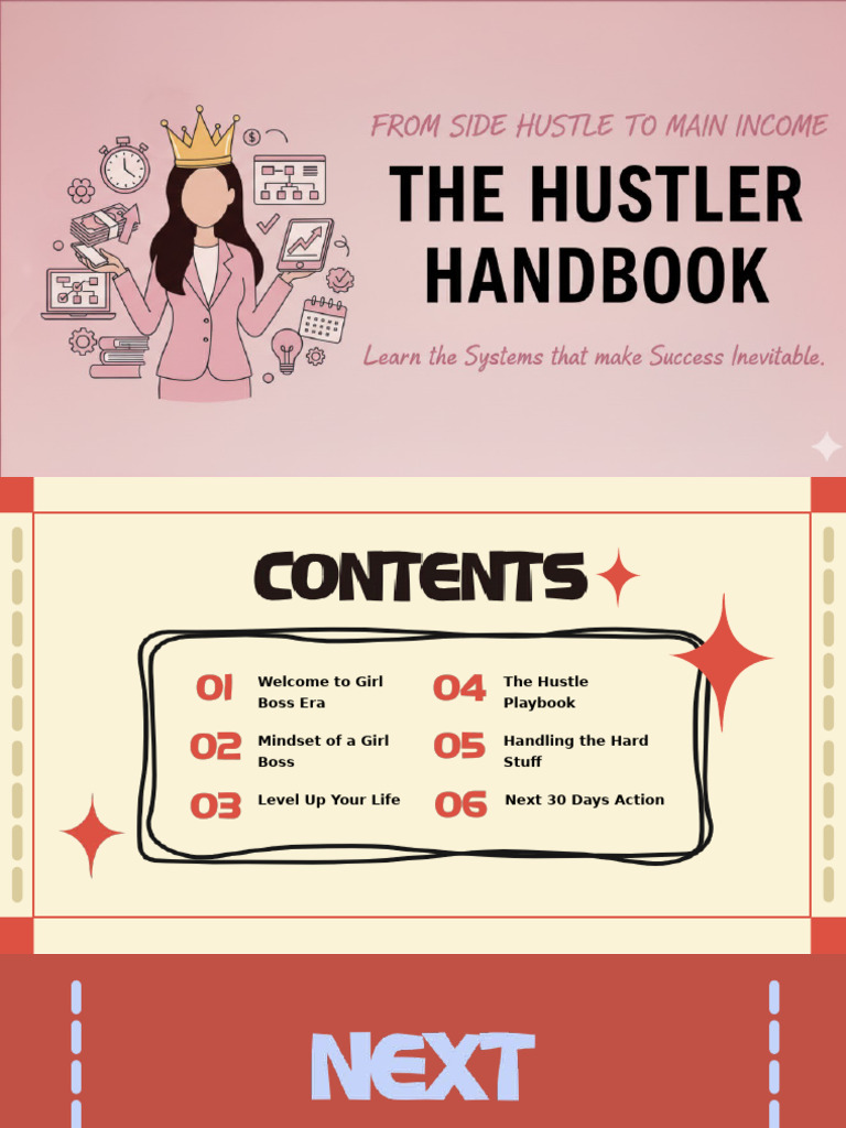 Girl Boss Hustle Blueprint Guide | PDF | Motivation | Motivational