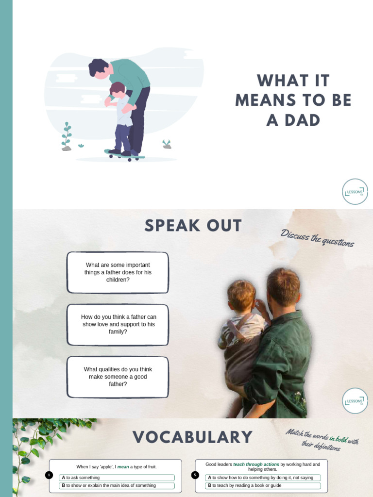 Understanding the Role of a Father | PDF | Love | Father