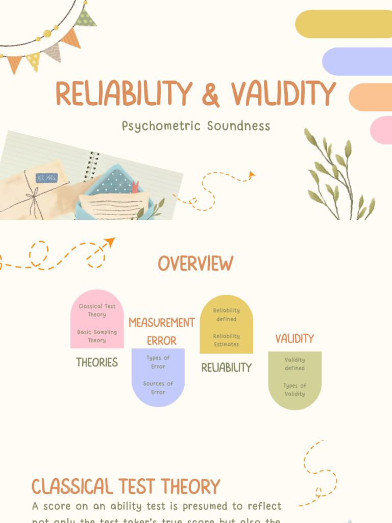 Reliability & Validity Discussion | PDF | Validity (Statistics ...