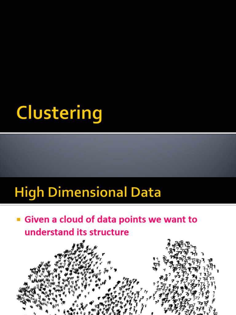 C4_Clustering | PDF | Cluster Analysis | Algorithms
