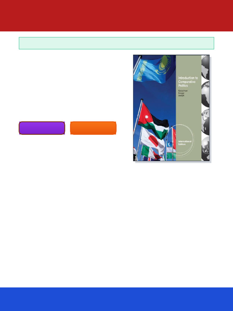 Introduction to Comparative Politics Politics Challenges and Changing ...